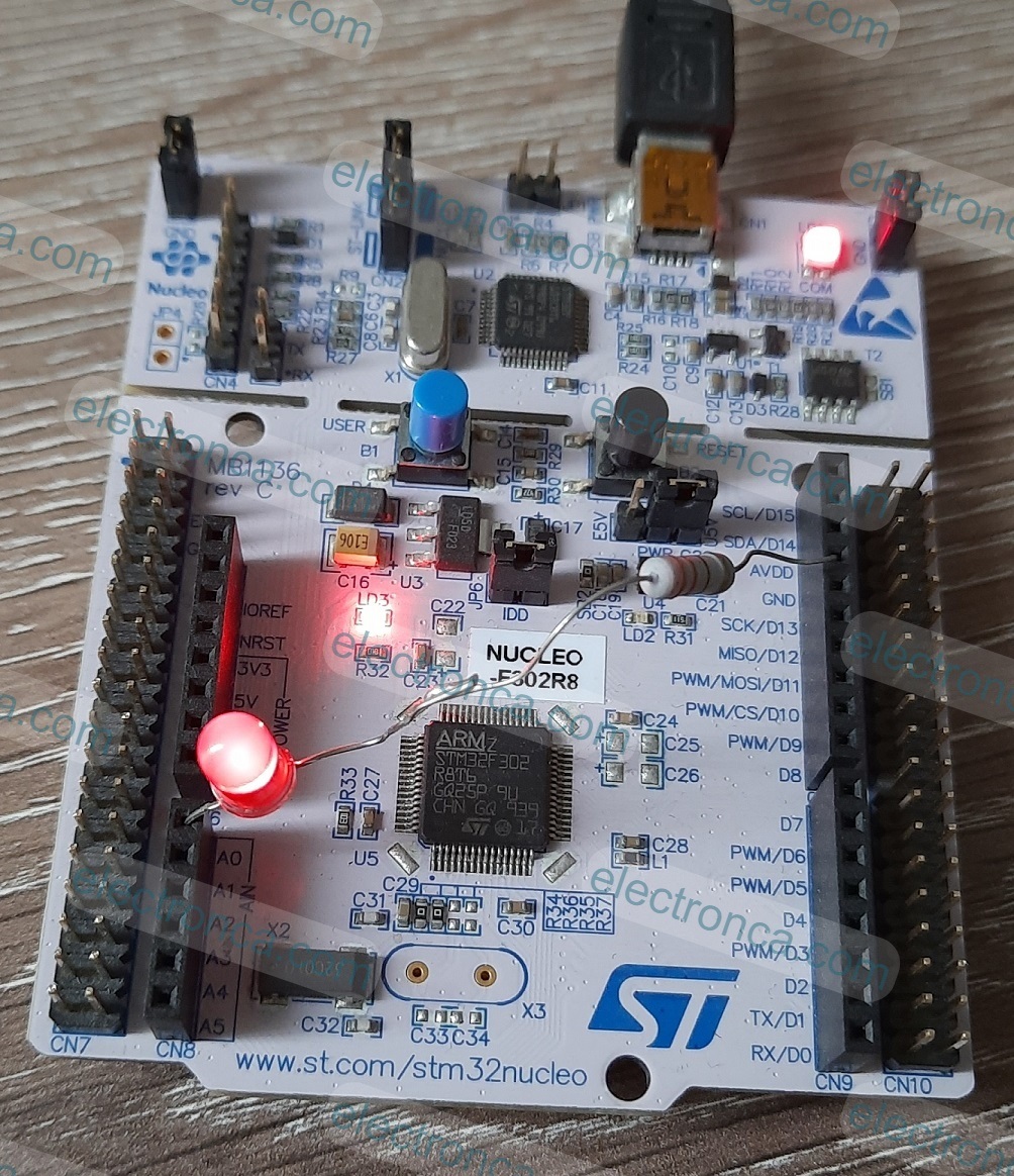 PWM Output on an LED and Servo Motor Control - electronca.com